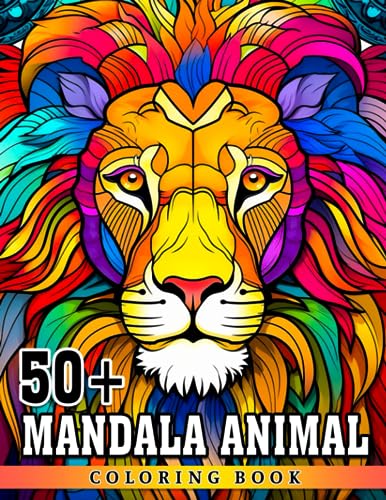50+ Mandala Animal Coloring Book: Get 50+ beautiful Mandala Animals ...