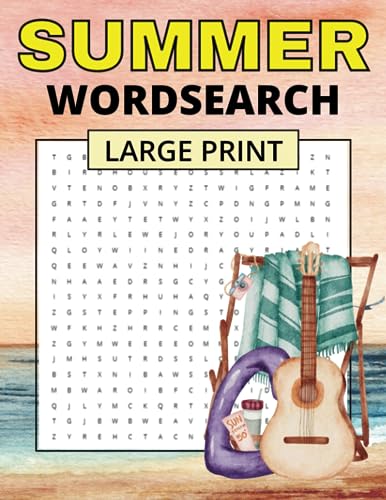 Summer Word Search: 100 easy-moderate themed puzzles | 2,100 words ...