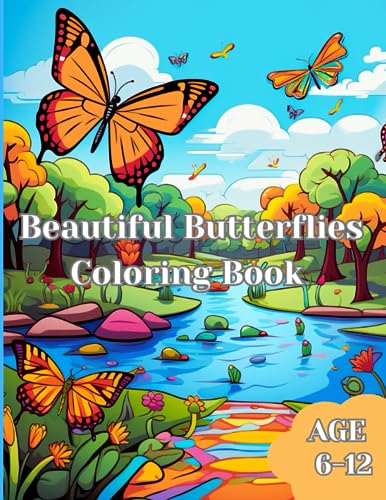 Beautiful Butterflies Coloring Book: Whimsical Wonders: A Journey of ...