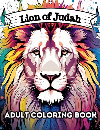 Lion of Judah Adult Coloring Book: 35 beautifully intricate pages are ...