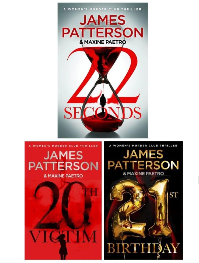 Women's Murder Club Series by James Patterson 3 Books Collection Set by ...