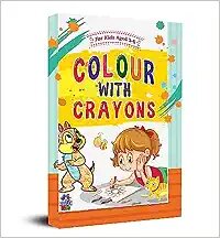 Colour With Crayons Activity, Animal, Flowers, Transport, Alphabet Book ...