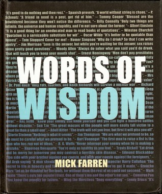 Words of Wisdom by Mick Farren | Goodreads