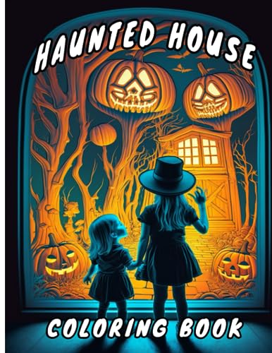 Haunted House Coloring Book for Kids: Fun And Easy Halloween coloring ...