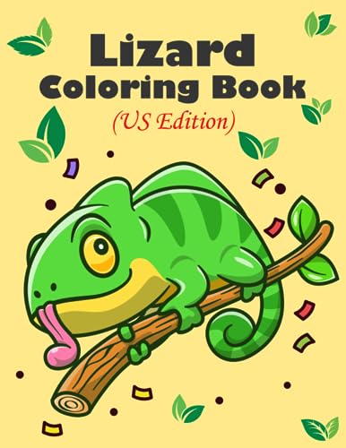 Lizard Coloring Book: Unique Coloring Book For Kids by Rushdan Ruwwad ...