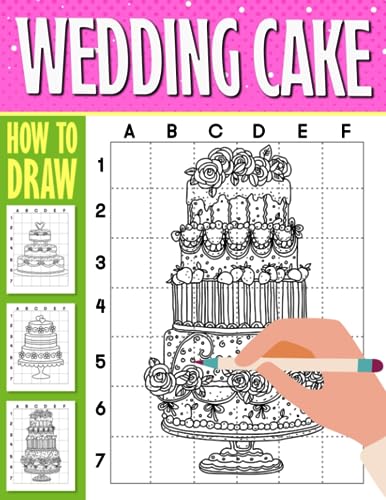 How To Draw Wedding Cake: Decoration Cake for Couples to Drawing Gifts ...