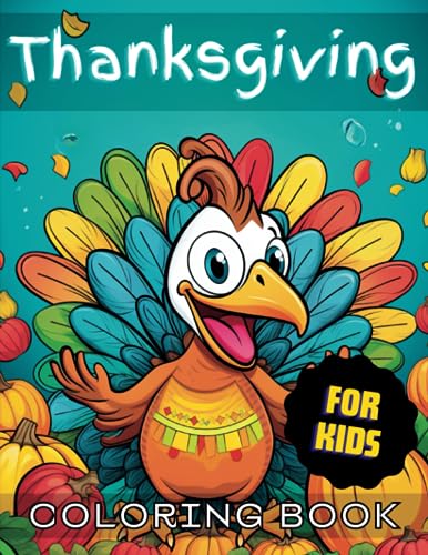 Thanksgiving Day Coloring Book for Kids: Family Gatherings with Cute ...