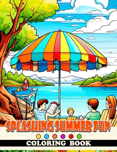 Splashing Summer Fun Coloring Book: Dive into a World of Aquatic Fun ...