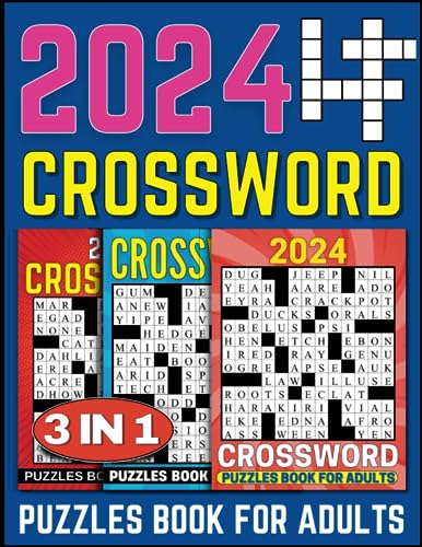 Crossword Puzzles Book For Adults: 3 in 1 Collection Crossword Puzzles ...
