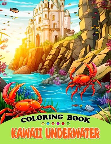 Kawaii Underwater Coloring Book: Dive into the Fascinating World of ...