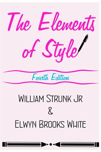 The Elements Of Style By William Strunk Jr | Strunk And White Book – XUJX