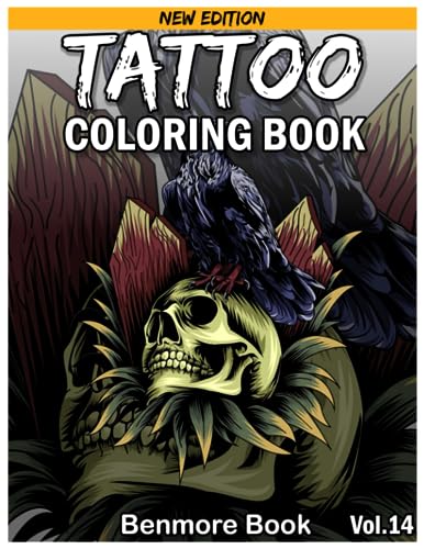 Tattoo Coloring Book: An Adult Coloring Book with Awesome and Relaxing ...