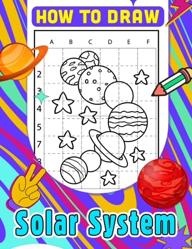 How To Draw Solar System: Outer Space Character Drawing Tutorial Pages ...