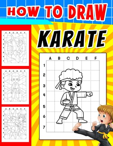 How To Draw Karate: Step-By-Step Guide Book For Drawing With 30 ...