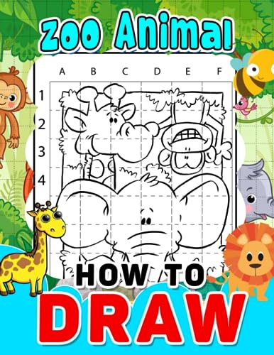 How To Draw Zoo Animals For Kids
