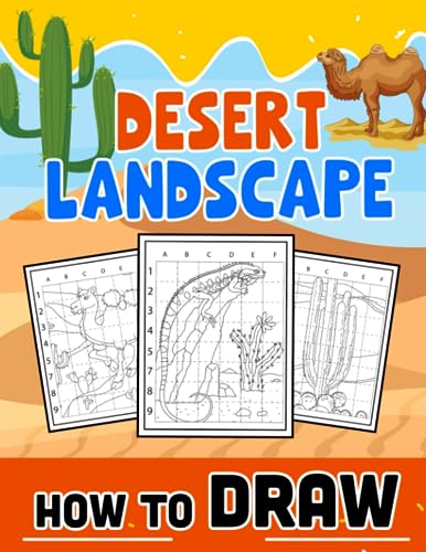 How To Draw Desert Landscape: Easy Drawing Guide Book With 30 Step By ...