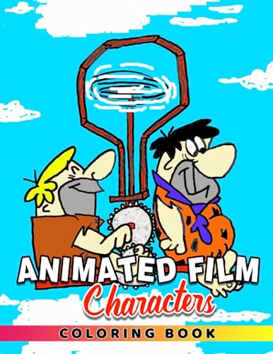 Animated Film Characters Coloring Book: Color Your Way Through Beloved ...