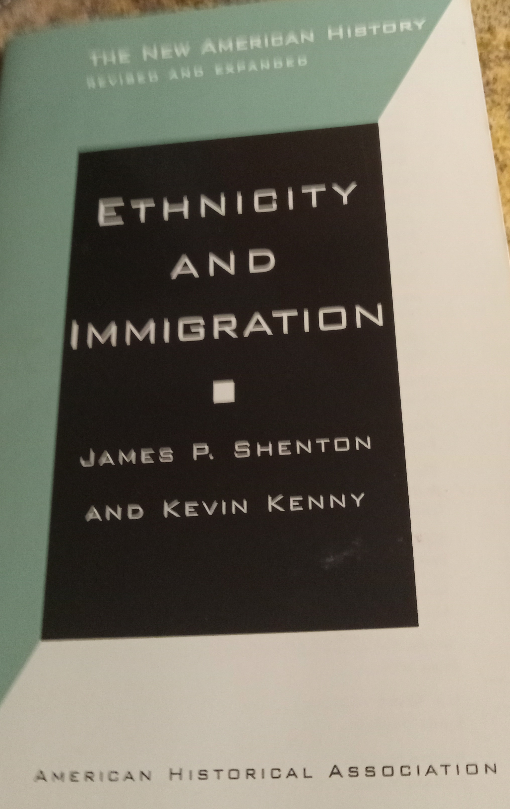 Ethnicity and Immigration by James P. Shenton | Goodreads