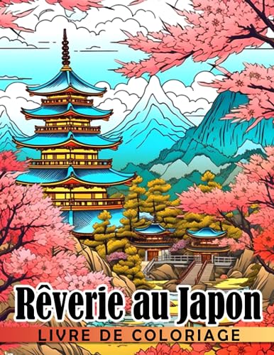 Livre de coloriage "Rêverie au Japon": Super-Cute Designs | Cadeaux ...