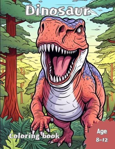 Dinosaur Coloring Book for Kids: DinoArt Adventures: A Jurassic ...