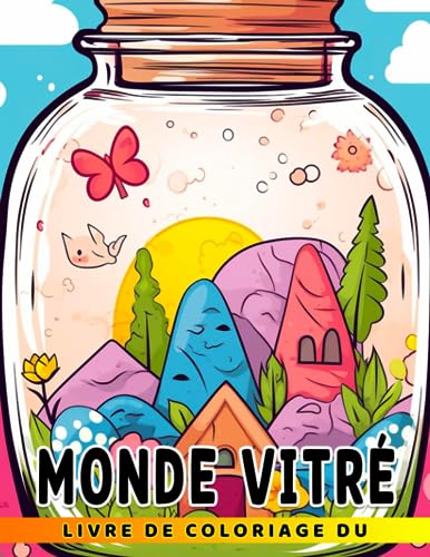Livre de coloriage du monde vitré: Petit monde avec de belles pages à ...