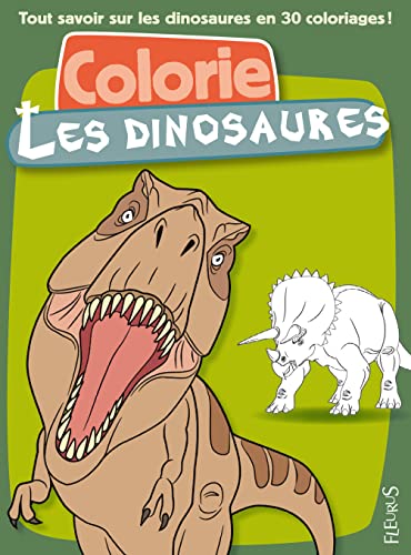 Colorie les dinosaures: Pour tout savoir sur les dinosaures en 30 ...