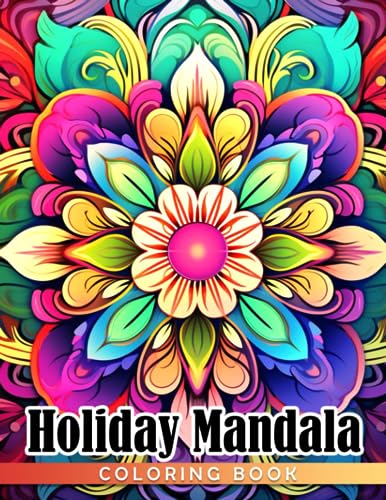 Holiday Mandala Coloring Book: Fascinating Coloring Pages And Premium ...