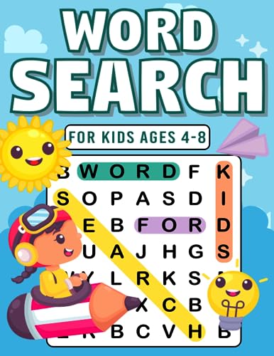 Word Search For Kids Ages 4-8: 100+ Word Puzzles | Fun and Challenging ...