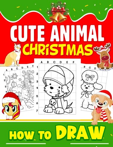 How To Draw Cute Animal Christmas: 30 Step By Step And Easy ...