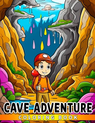 Cave Adventure: Discover the Marvels of Underground Worlds - Coloring ...