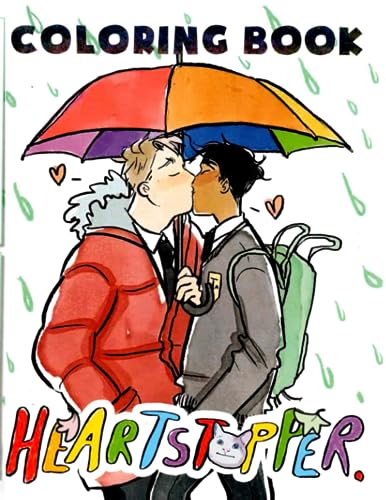 Heart stopper Coloring Book: 30+ One Sided Coloring Pages Of Characters ...