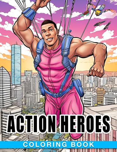 Action Heroes Coloring Book: Inspired by Josh Brolin's Iconic Roles for ...