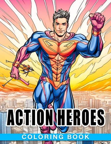 Action Heroes Coloring Book: Inspired by Josh Brolin's Iconic Roles for ...