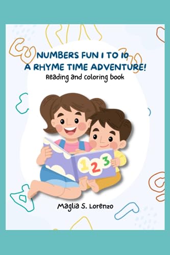 Numbers Fun 1 to 10 A Rhyme Time Adventure!: Reading and coloring book ...