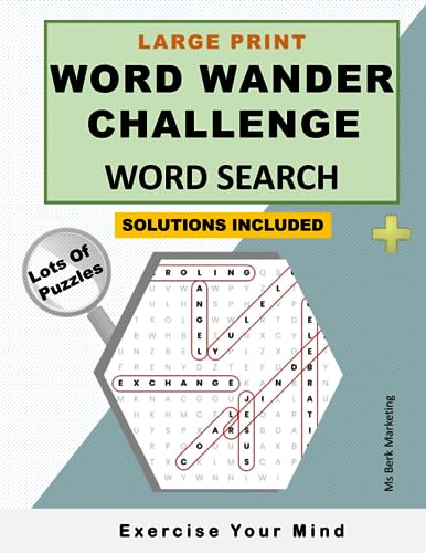 Word Wander Challenge - Word Search: Exercise Your Mind by Ms Berk ...