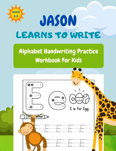 Jason Learns To Write: A Personalized Alphabet Handwriting Practice ...