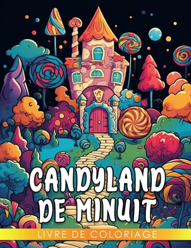 Livre de coloriage Candyland de minuit: Illustrations de personnages ...