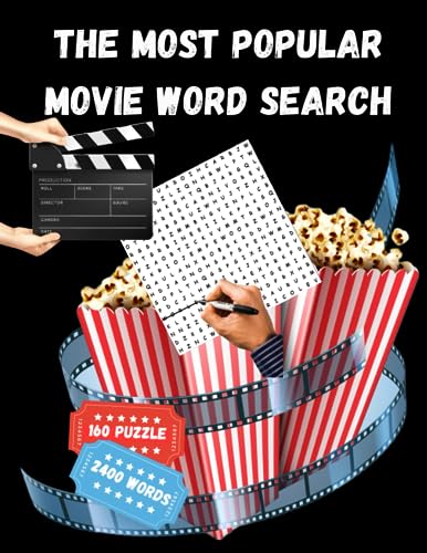 The most popular movie word search: With 160 Puzzles -Two Puzzles for ...