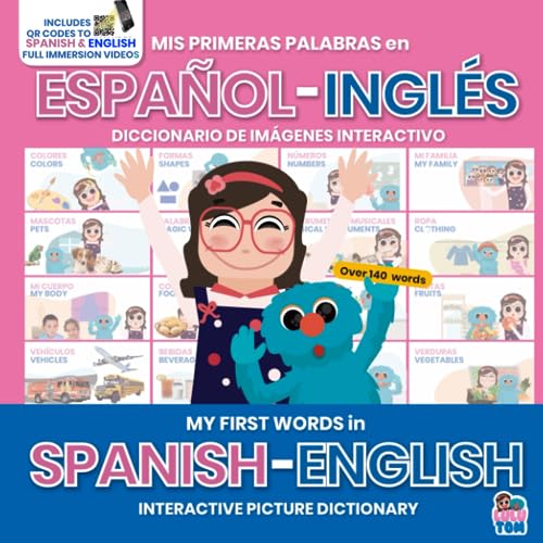 MY FIRST WORDS IN SPANISH-ENGLISH: A dual language Interactive Picture ...