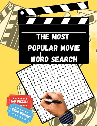 The most popular movie word search: With 160 Puzzles -Two Puzzles for ...
