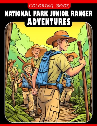 National Park Junior Ranger Adventures: An Educational Coloring Book ...