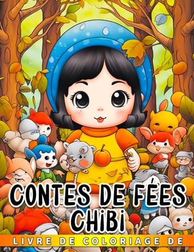 Livre de coloriage de contes de fées Chibi: Livre de coloriage ...