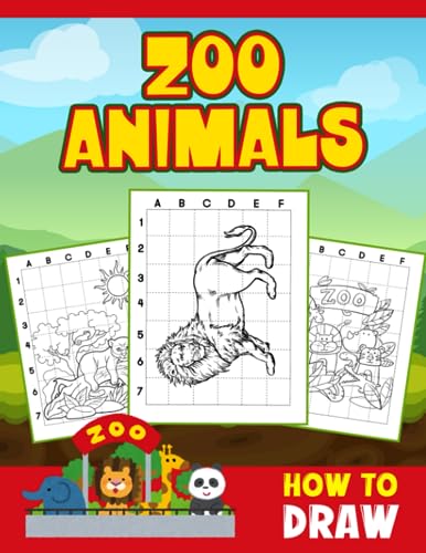 How To Draw Zoo Animals For Kids