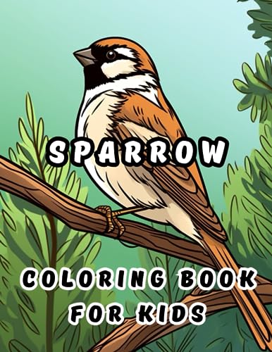 Sparrow Coloring Pages