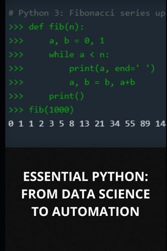 ESSENTIAL PYTHON: FROM DATA SCIENCE TO AUTOMATION by Marcel Pacheco | Goodreads