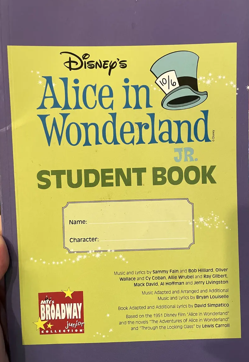 Alice in Wonderland Jr Student Book by David Simpatico | Goodreads