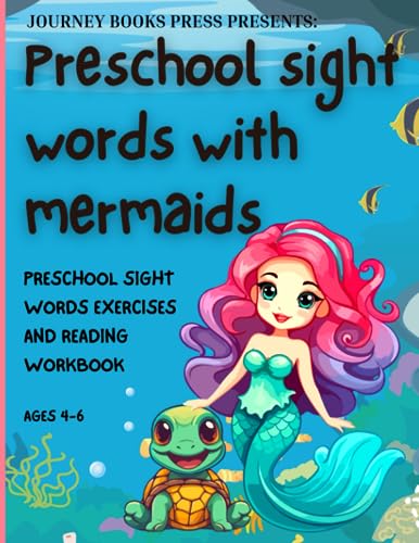 Preschool Sight Words with Mermaids: Preschool Sight Words Exercises ...