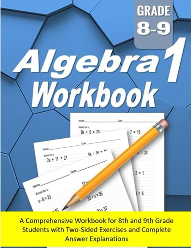 Algebra 1 Workbook 9th Grade