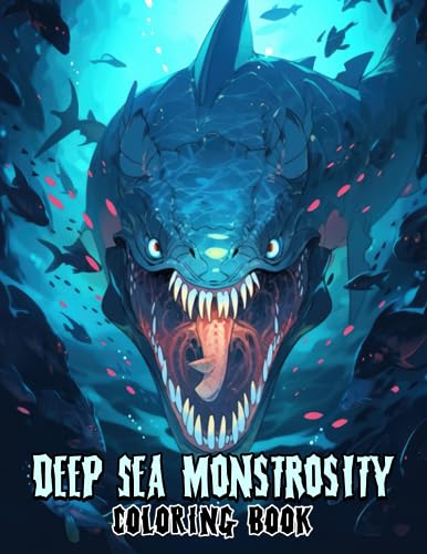 Deep Sea Monstrosity Coloring Book: Step into a World of Thrilling ...