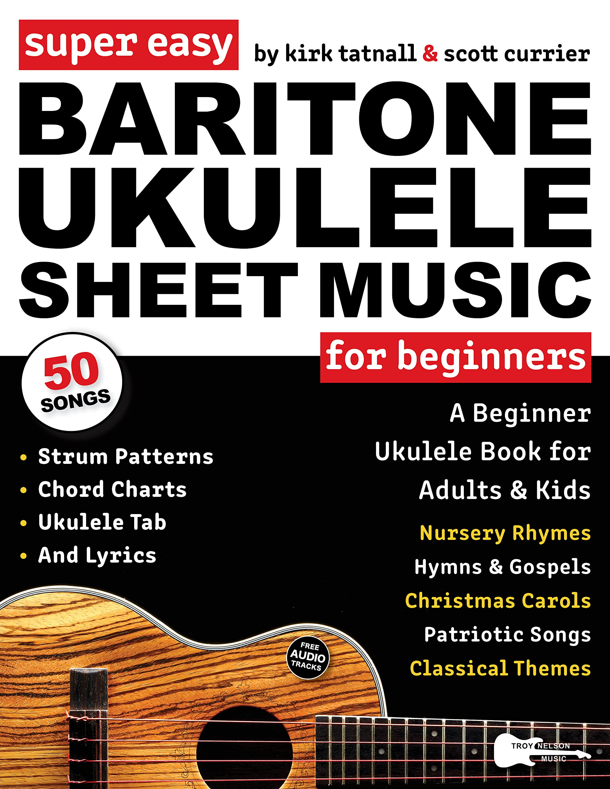 Super Easy Baritone Ukulele Sheet Music for Beginners: A Baritone Uke ...